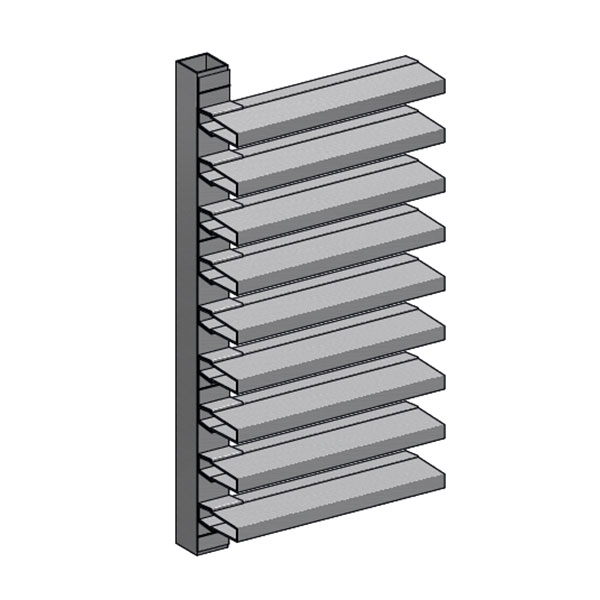 Aluminium shutters and louvers, sun protection systems and decoration